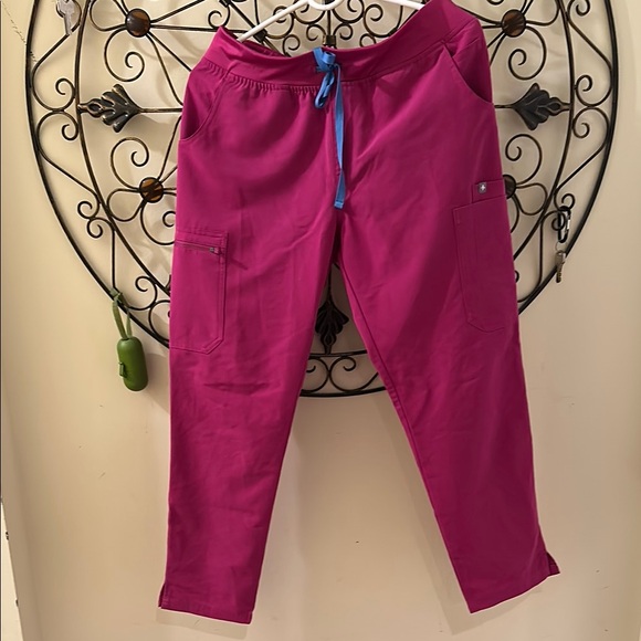 Figs | Pants & Jumpsuits | Figs Magenta Jogger Pants With Blue ...